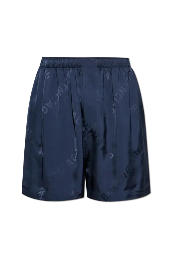 Balenciaga Monogram Viscose Shorts