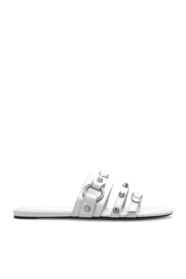 Balenciaga City Slides - White