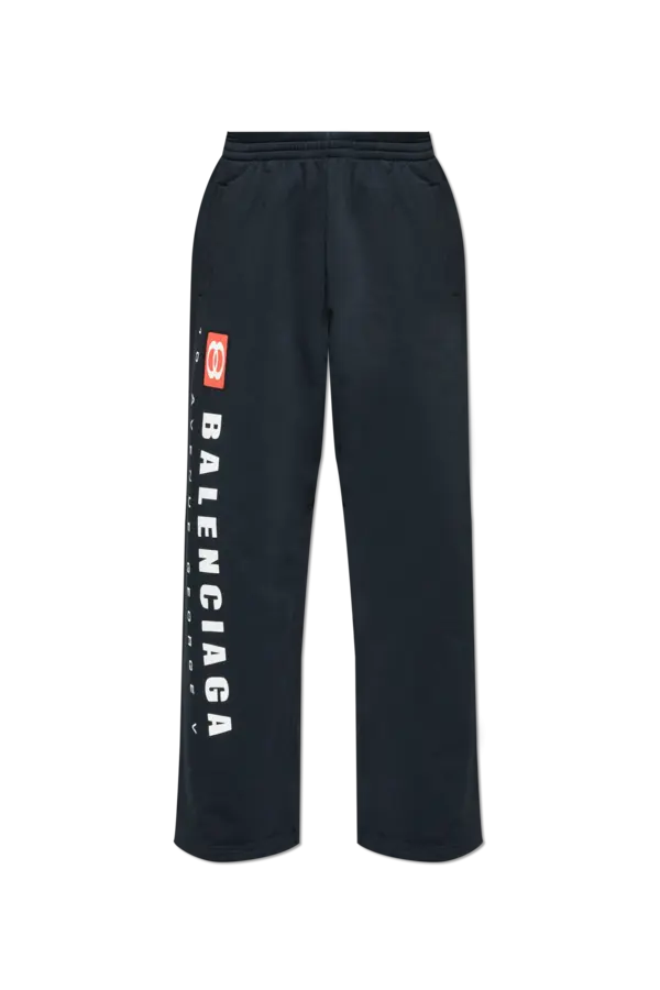 Balenciaga Sweatpants With Printed Logo