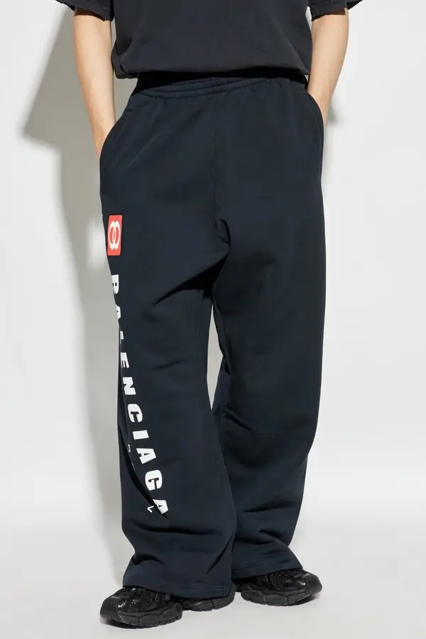 Balenciaga Sweatpants With Printed Logo