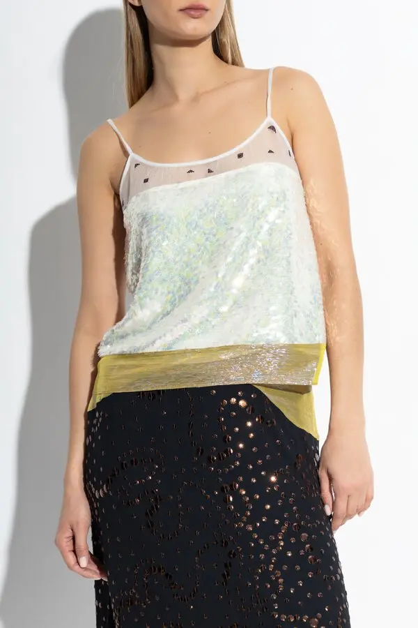 Tory Burch Sequin Embellished Top