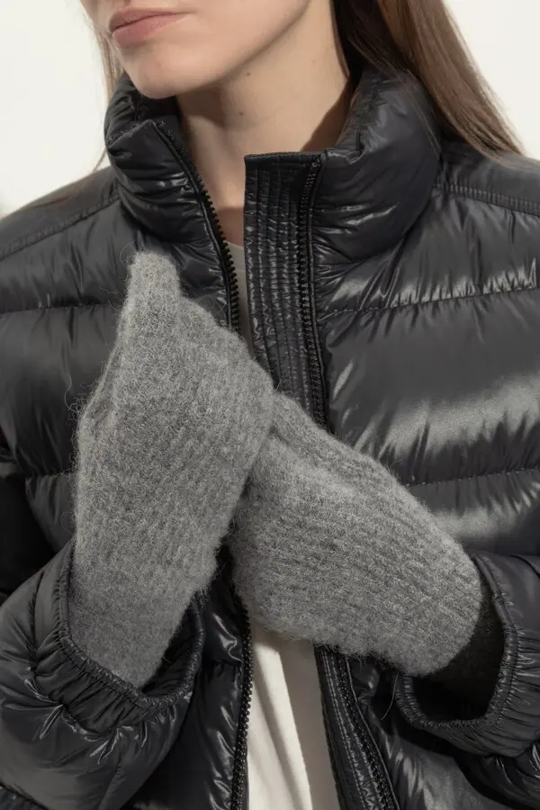 Jacquemus Wool Gloves - Grey