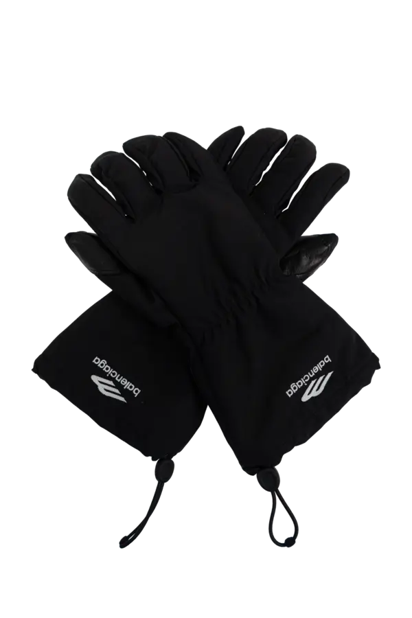 Balenciaga Skiwear Gloves - Black