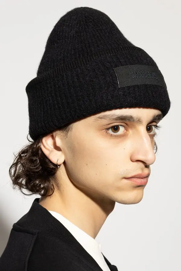 Jacquemus Wool Beanie - Black