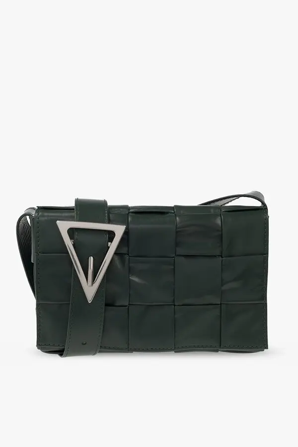 Bottega Veneta Cassette Small Shoulder Bag - Green