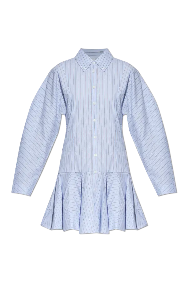 GANNI Striped Shirt Dress