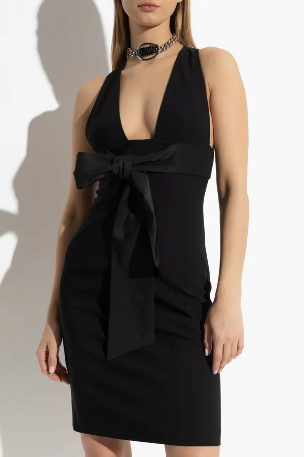 Dsquared2 Fitted Dress With Bow Detail