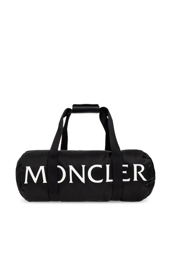 Moncler Cylindrical Quilted Carry-on Bag - Black