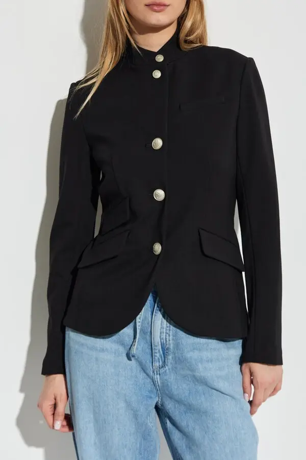 Rag & Bone Stand-up Collar Blazer - Black