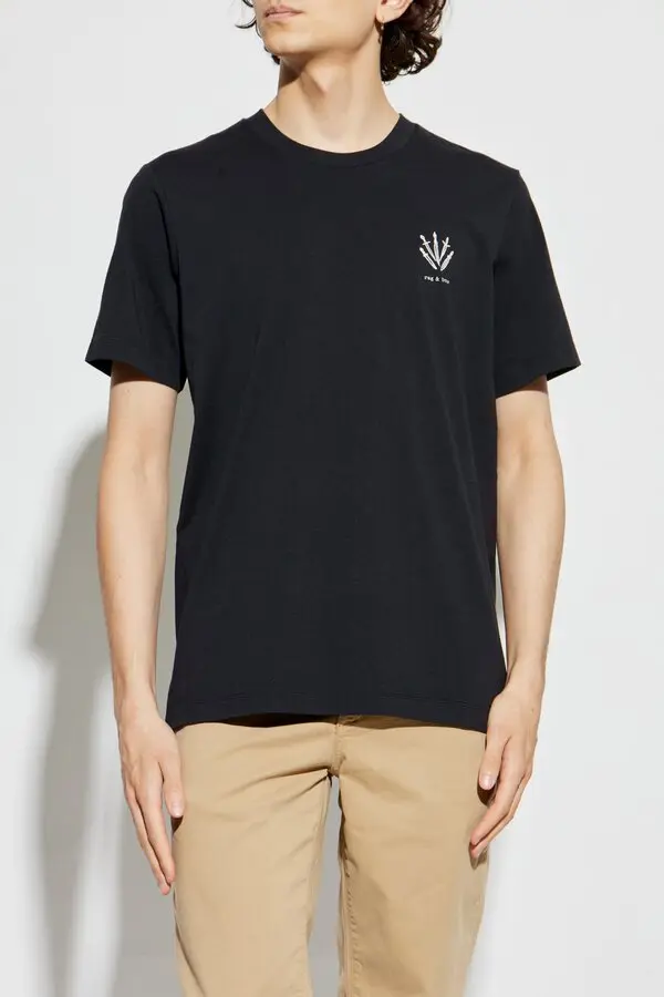 Rag & Bone Cotton T-shirt With Logo