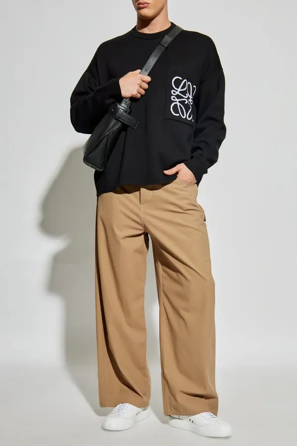 Loewe Straight-leg Cotton Trousers
