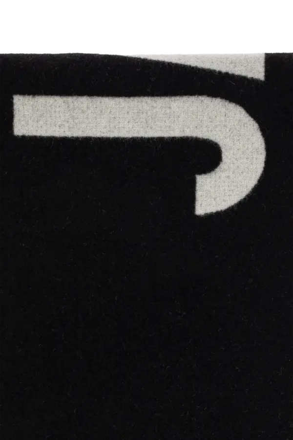Jacquemus Wool Scarf With Logo