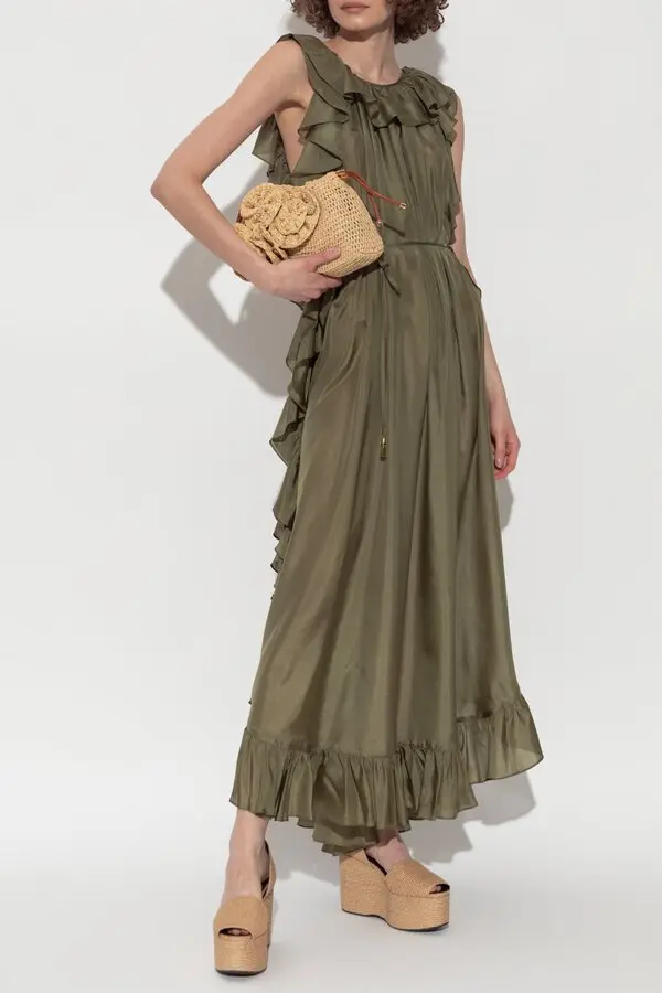 Zimmermann Silk Maxi Dress - Green | Editorialist