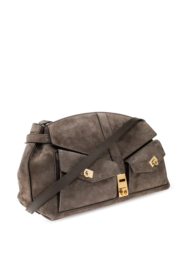 FERRAGAMO Shoulder Bag Hug Large - Grey