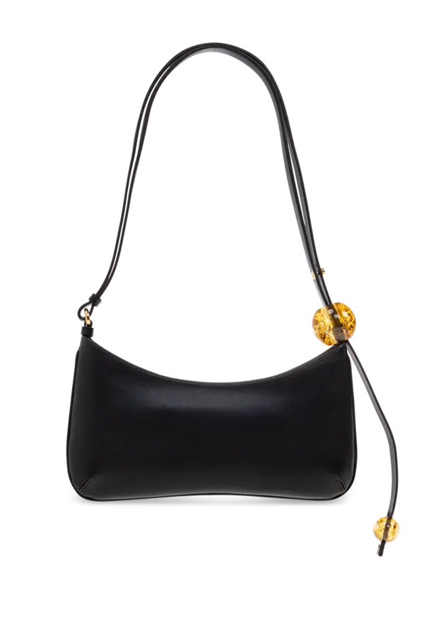 Jacquemus Bisou Perle Shoulder Bag - Black