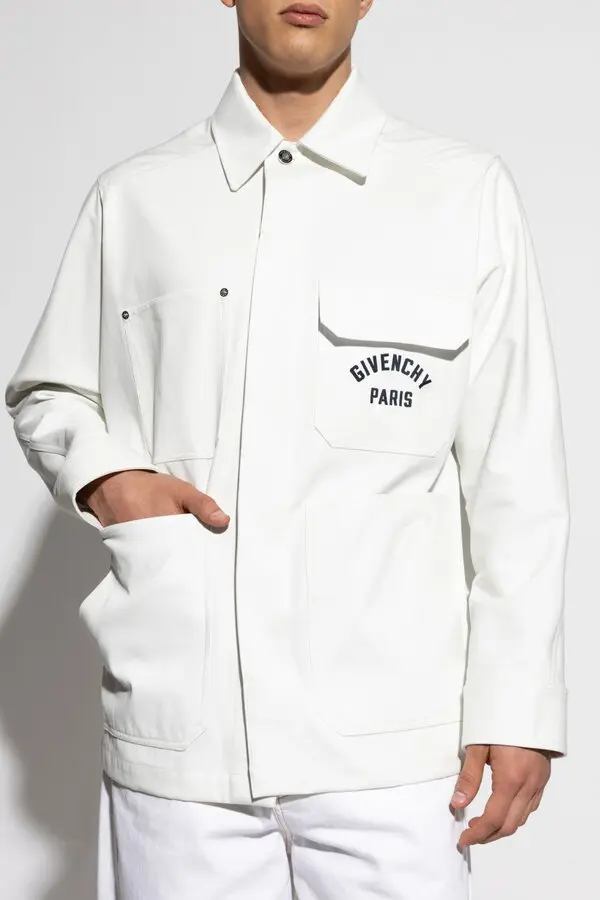 Givenchy Logo Shirt Jacket