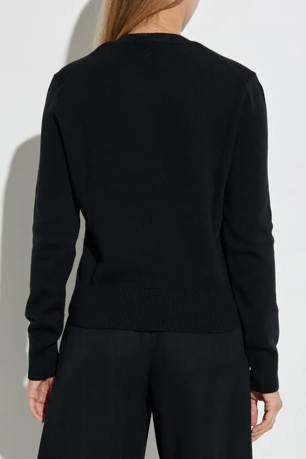 AMI Paris Wool Sweater - Black