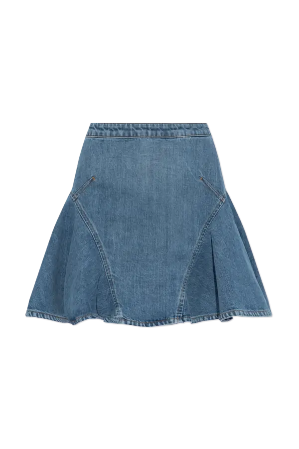 Givenchy A-line Denim Skirt