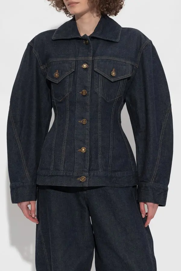 Givenchy Tailored Denim Jacket - Navy Blue