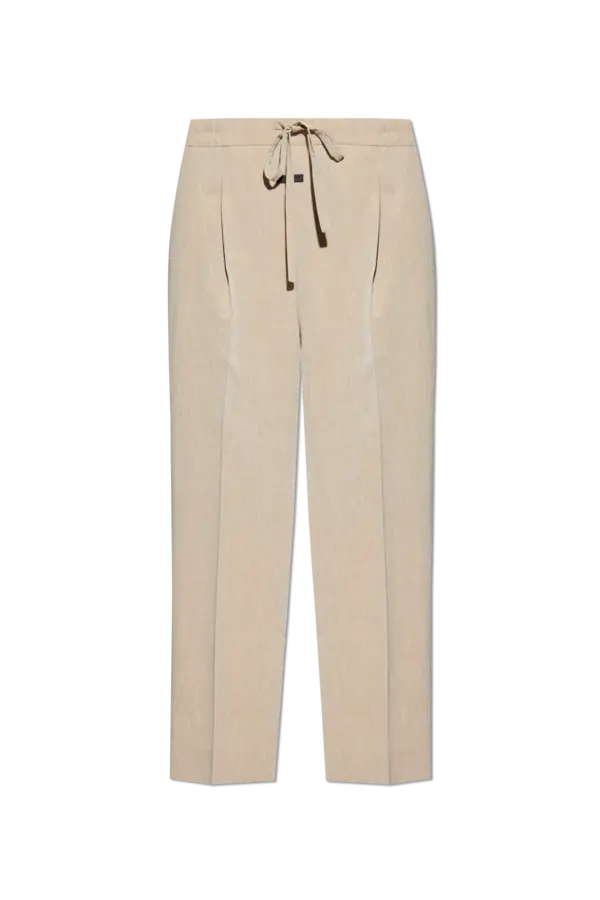 Fear Of God Wool And Cotton Trousers - Beige