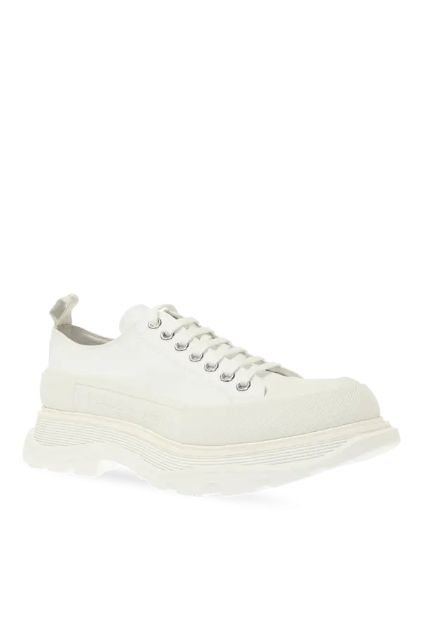 Alexander McQueen Platform Sneakers With Embossed Logo