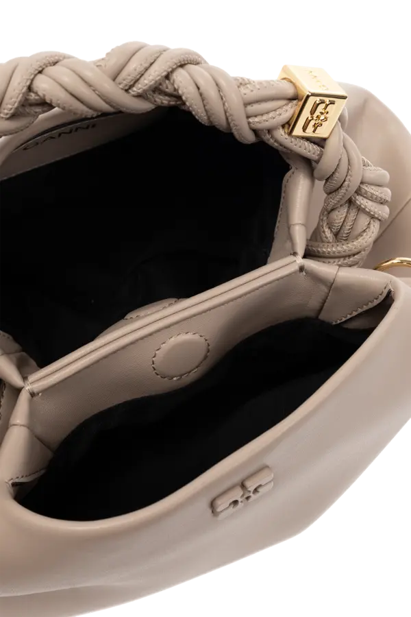 GANNI Bou’ Shoulder Bag - Beige