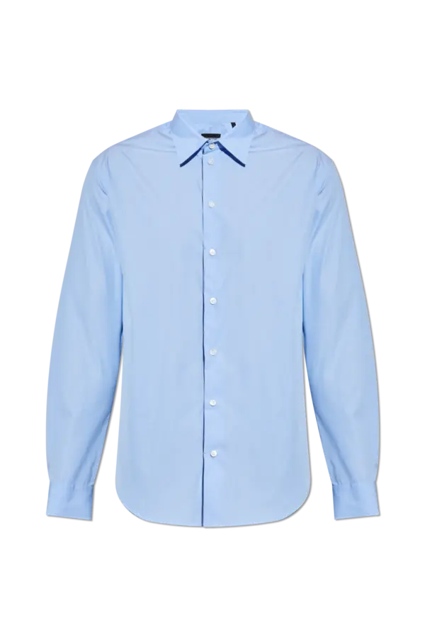 Emporio Armani Cotton Shirt - Blue