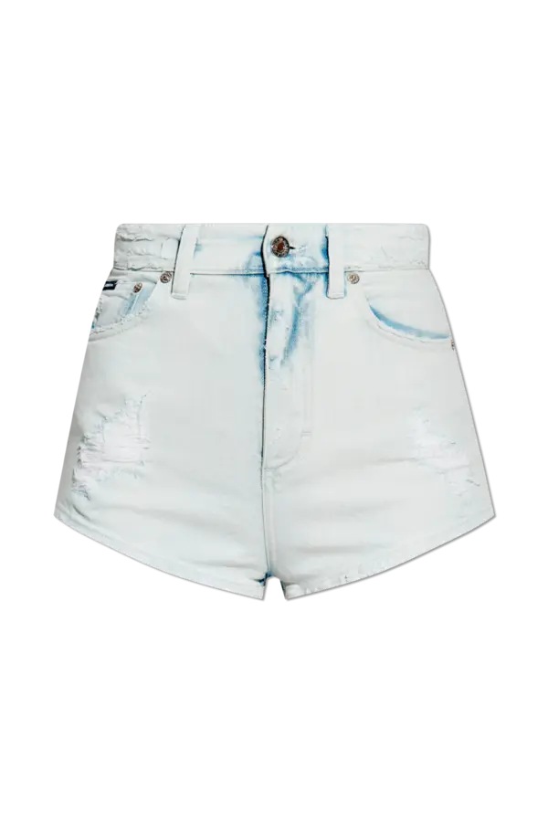 Dolce & Gabbana High-waist Denim Shorts