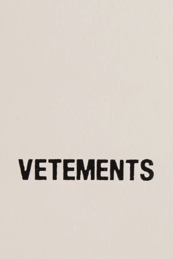 Vetements Logo Leather Tag Pendant
