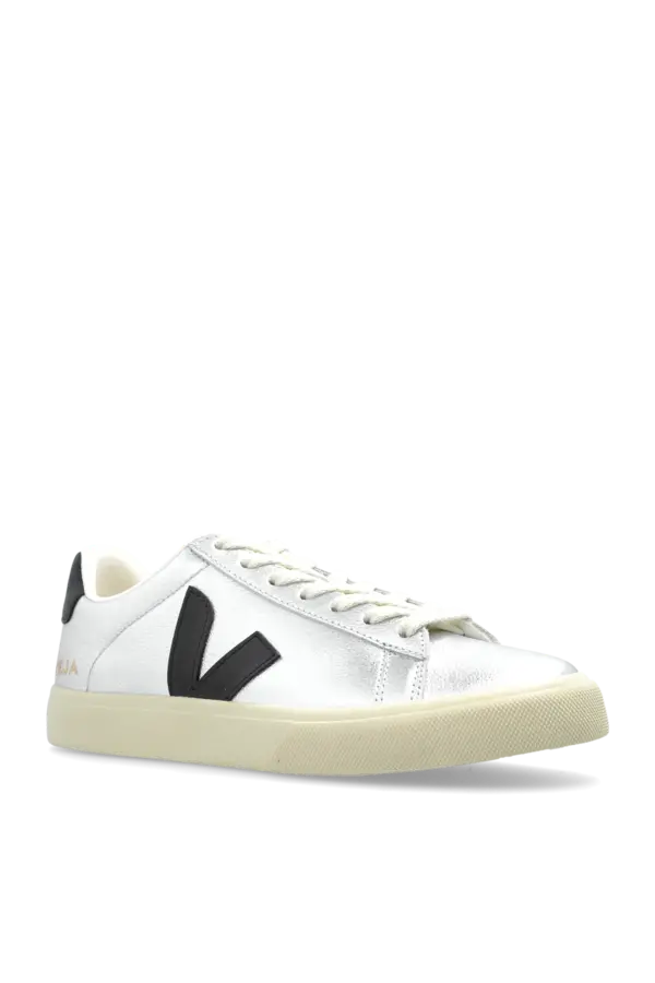 VEJA Campo Leather Sneakers - Silver