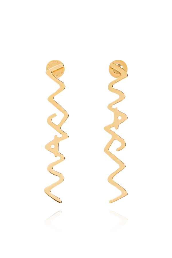 Marni Brass Earrings - Gold