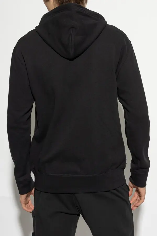 Play Comme Des Garcon Zip-up Cotton Knit Sweatshirt