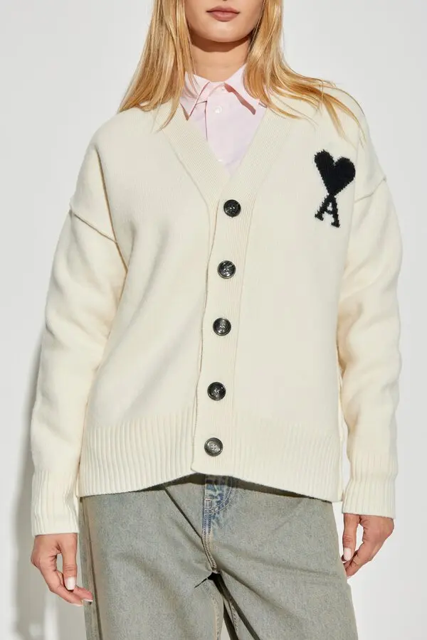 AMI Paris Wool Cardigan