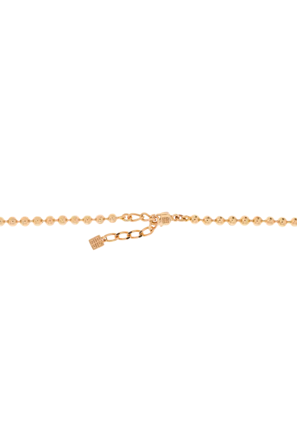 Givenchy Brass Necklace With Pearl Elements