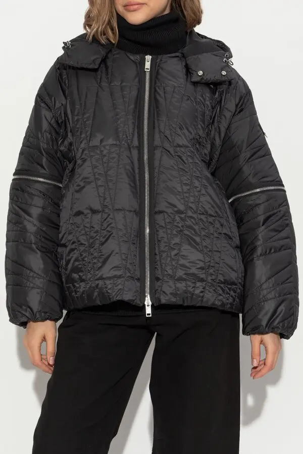 Moncler 6 Willow Smith Quilted Down Jacket - Black