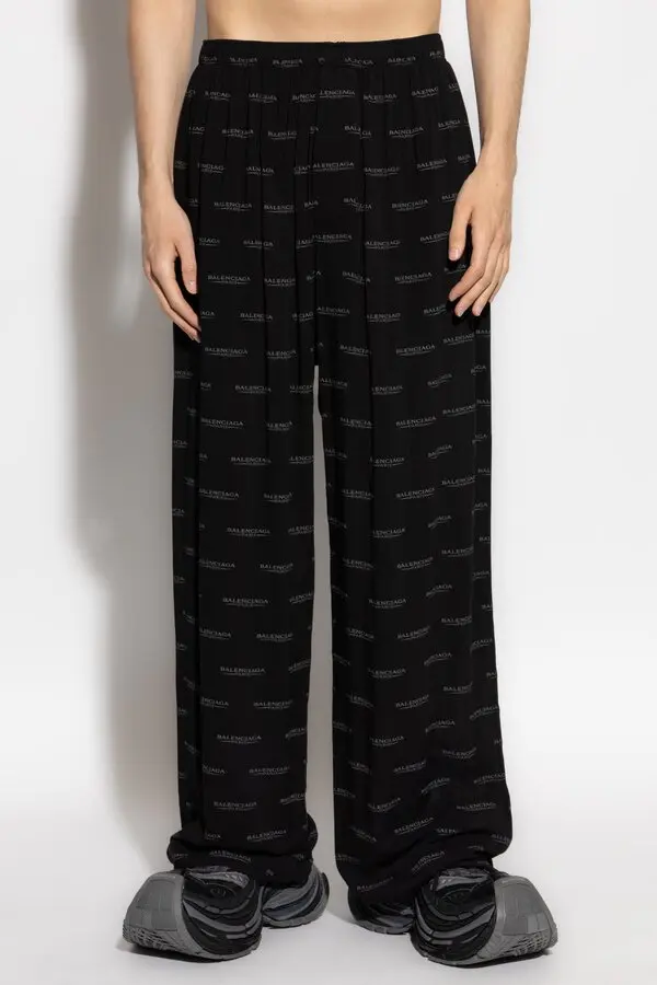 Balenciaga Monogram Loose-fit Trousers