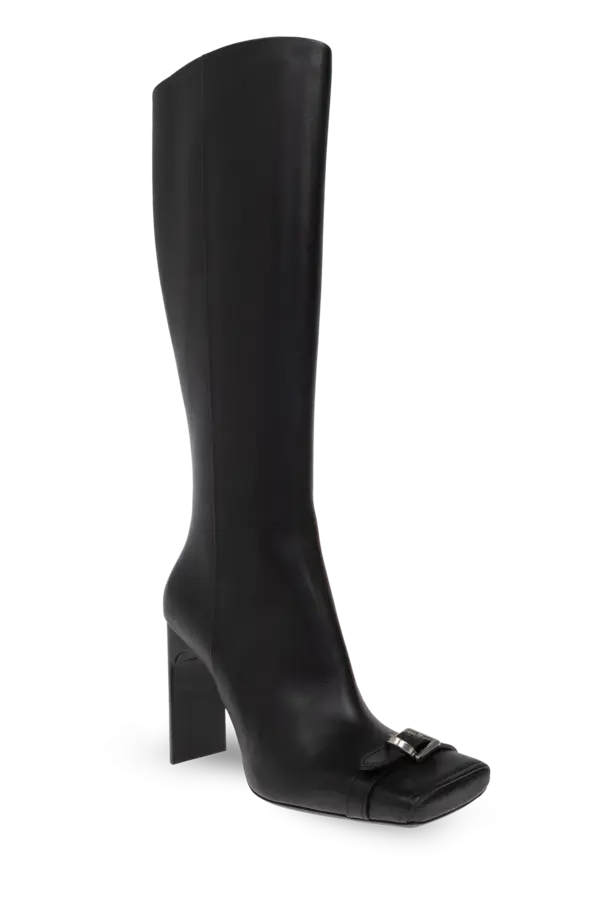 Balenciaga Bel Air Leather Heeled Boots