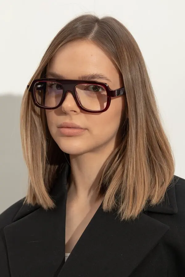 Thierry Lasry Negativy Prescription Glasses - Burgundy