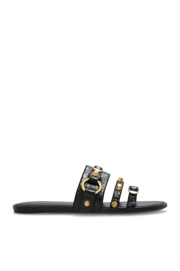 Balenciaga City Slides - Black