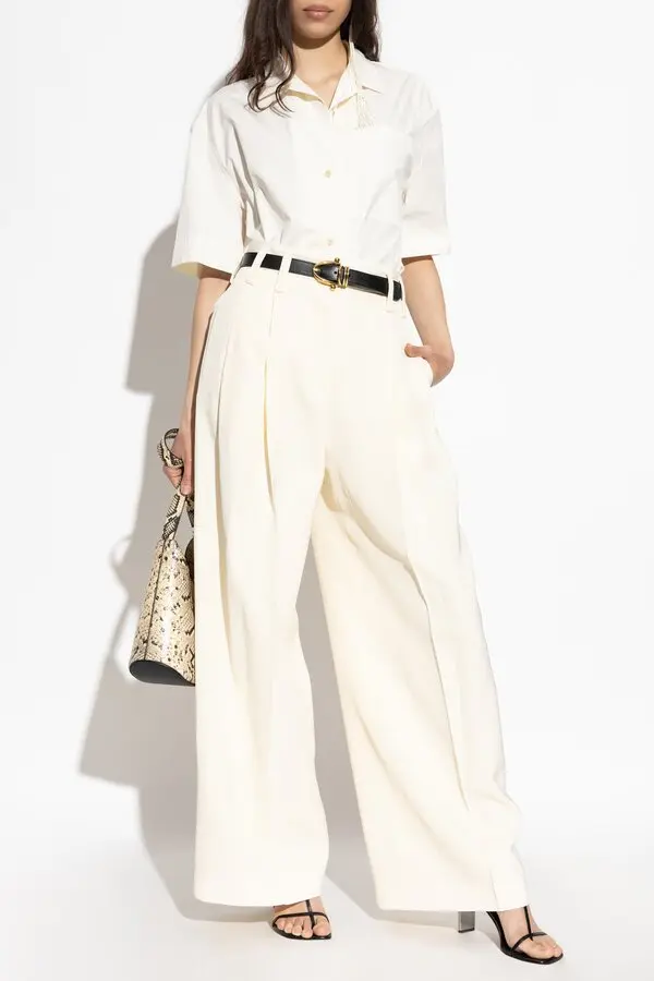 JIL SANDER Pleated Crease Trousers