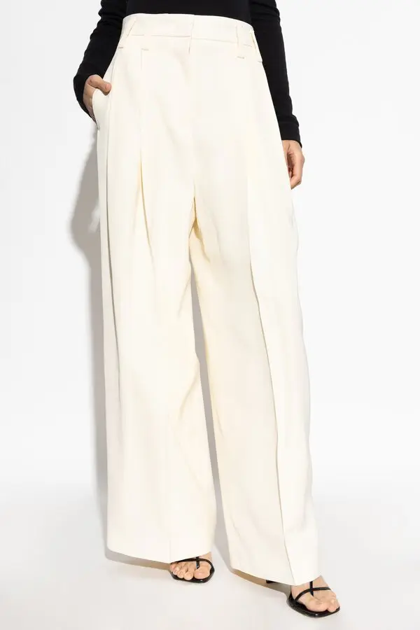 JIL SANDER Pleated Crease Trousers