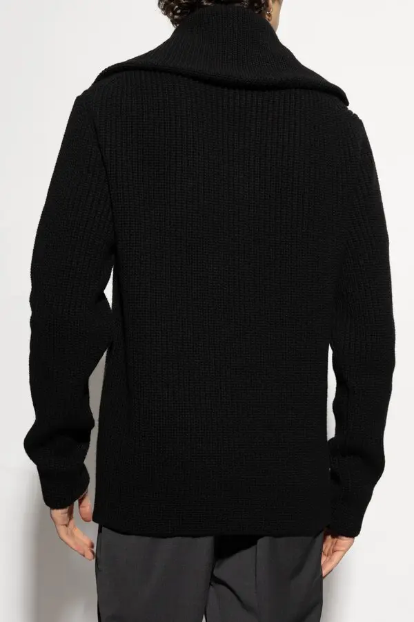 Dolce & Gabbana Wool Sweater With Wide Collar