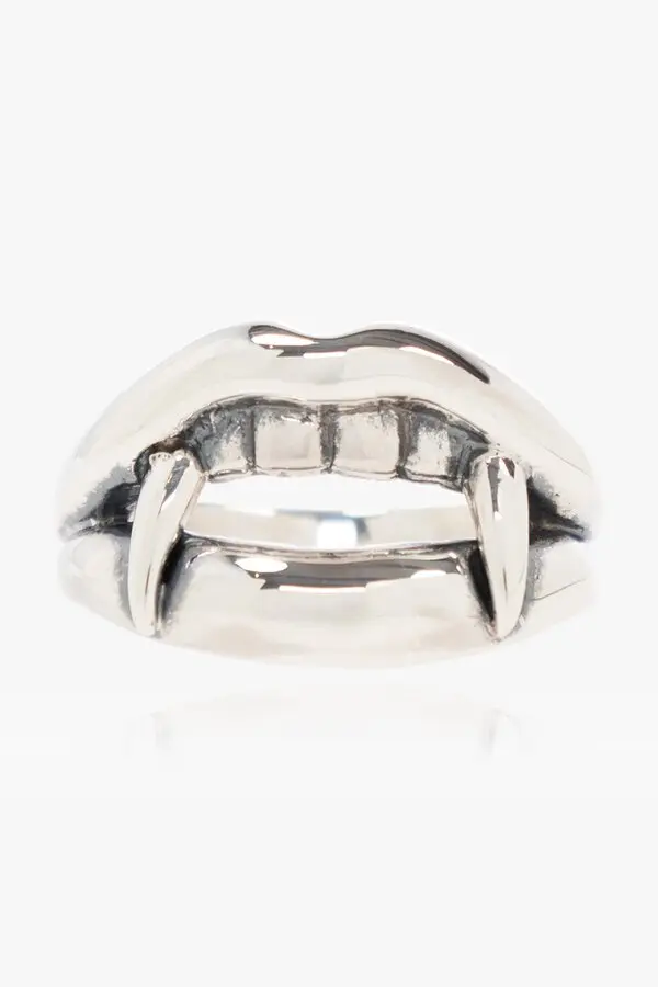 Yohji Yamamoto Vampire Motif Ring - Silver | Editorialist