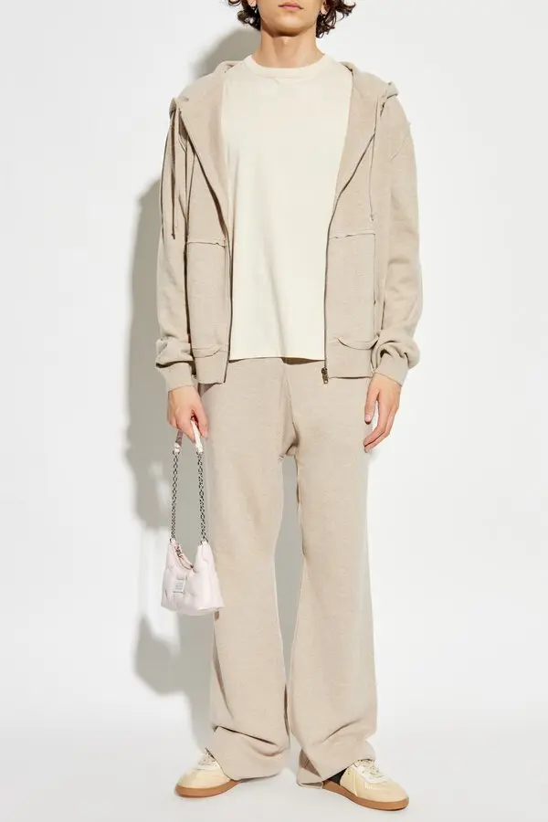 MAISON MARGIELA Wool And Viscose Trousers - Beige
