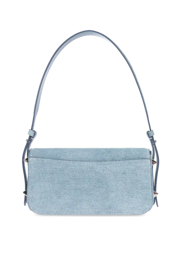 Kate Spade New York Shoulder Bag With Silver Hardware And Adjustable Strap