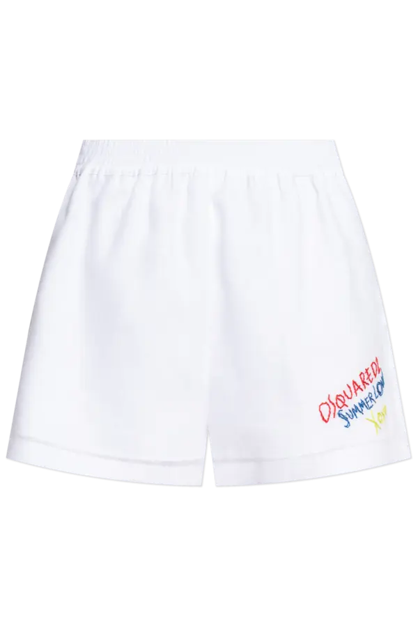 Dsquared2 Linen Summer Lovers Shorts