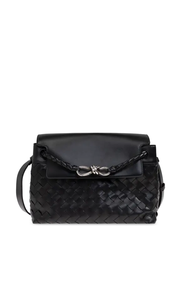 Bottega Veneta Andiamo Shoulder Bag - Black