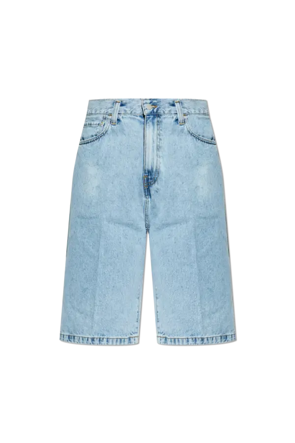 Carhartt Work In Progress Knee-length Denim Shorts - Blue