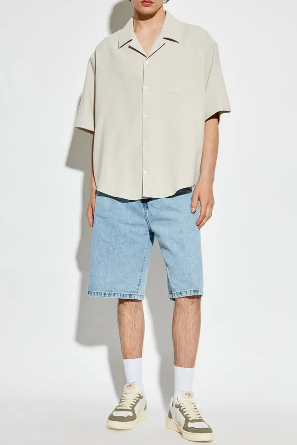 Carhartt Work In Progress Knee-length Denim Shorts - Blue