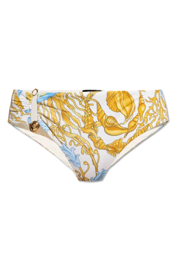 Versace Baroque Print Bikini Bottom - Multicolour